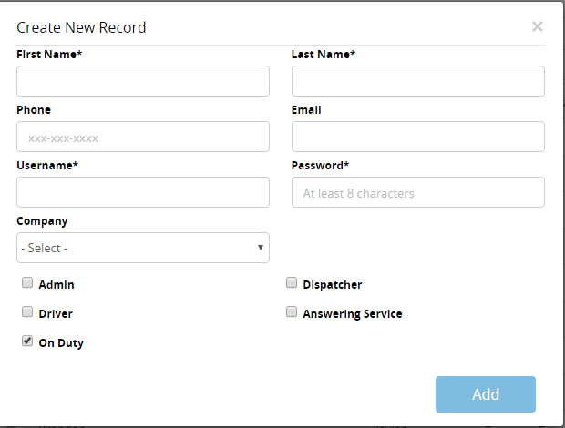 How do I Add Users and Trucks?